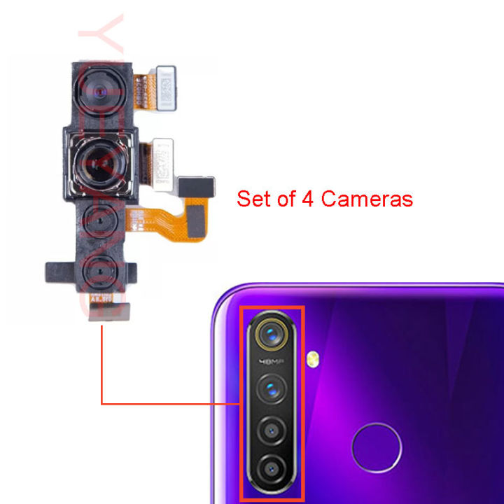 Original Front Back Camera For Realme 5 Pro / Realme Q Main Facing ...
