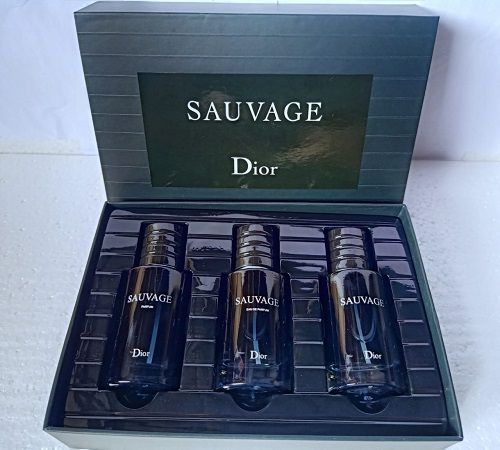 Dior Sauvage Perfume Set for Men With 3x30ml (Spray Button) | Lazada