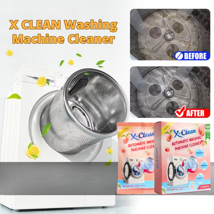 X- Clean Washing Machine Cleaner Powder 125g – 99.9% Antibacterial ...