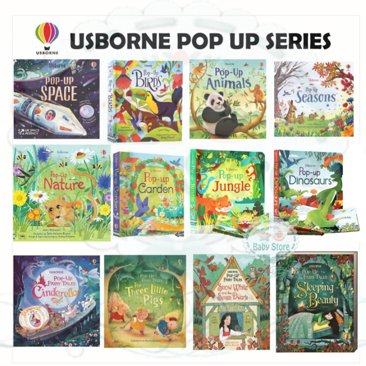 Usborne Pop Up Dinosaurs/ Pop up Garden/Pop up cinderella/Pop up ...