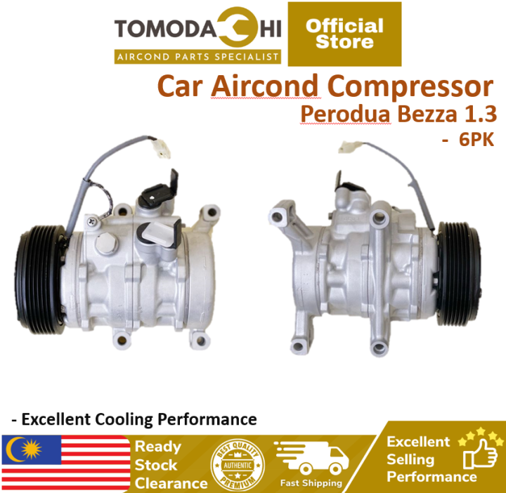 TOMODACHI Car Air Cond Compressor Aircond Perodua Bezza 1.0 1.3 ...