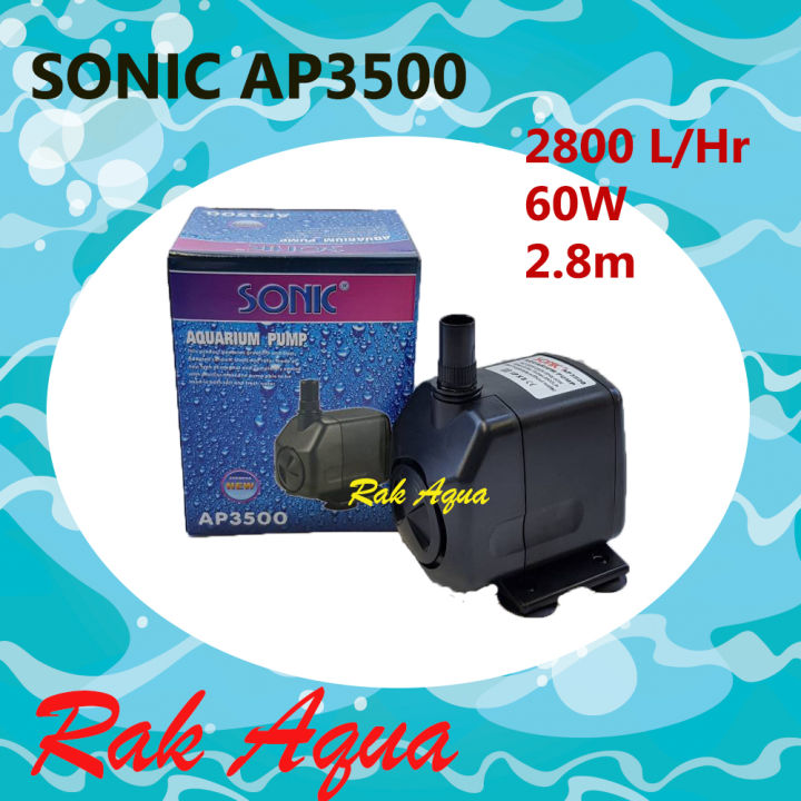SONIC AP-3500 ปั๊มน้ำ 2800 L/Hr 60 วัตต์ | Lazada.co.th