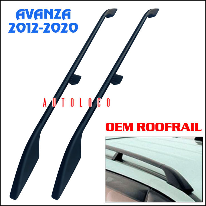 (No Drill, Clip Type) Roofrail / Roof Rail for Toyota Avanza (Fits 2012 ...