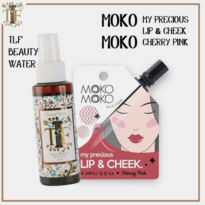 Paket Moko Moko My Precious Lip & Cheek Cherry Pink dan TLF Beauty ...