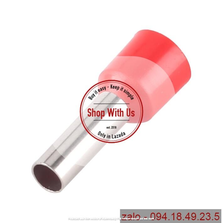 Đầu Cosse Kim Rỗng LT16 (100 cái/gói/màu) - Cosse Pin rỗng E16-12 - Đầu ...