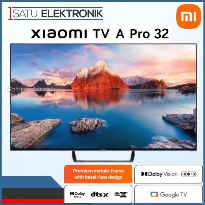 Xiaomi TV 32 Inch A Pro Smart TV UHD 4K Ultra Google TV Digital L32M8 ...