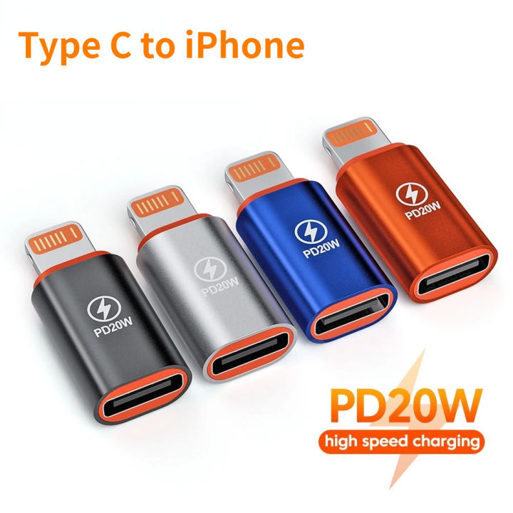 PD20W Type C To Lightning OTG Mobile Phone Data Cable Adapter ...