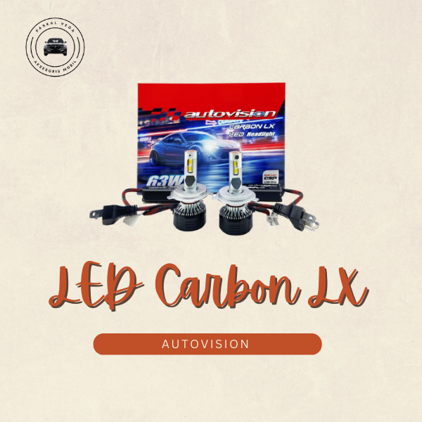 Lampu LED Autovision Carbon LX H4/H11/H1 63W 5700K | Lazada Indonesia