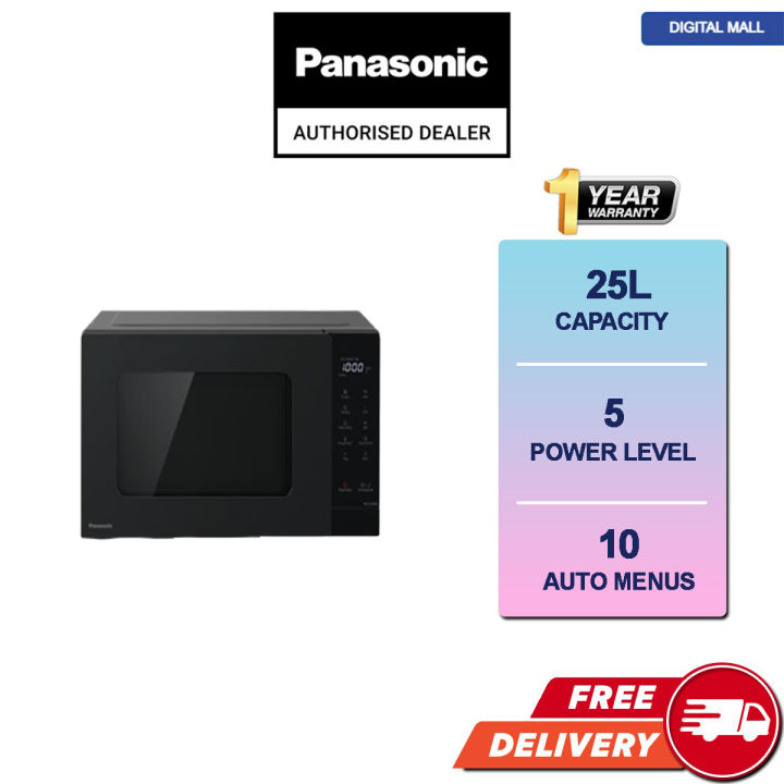 PANASONIC NN-ST34 25L SOLO MICROWAVE OVEN NN-ST34NBMPQ | Lazada