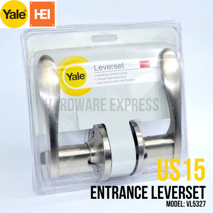 Yale Value Range Lever Type Door Knob Entrance Lockset VL5327 | Lazada PH
