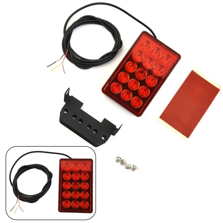 F1-Style 15 LED Rear, 3rd Third Strobe Flashing Tail Brake Stop-Light,Universal | Lazada