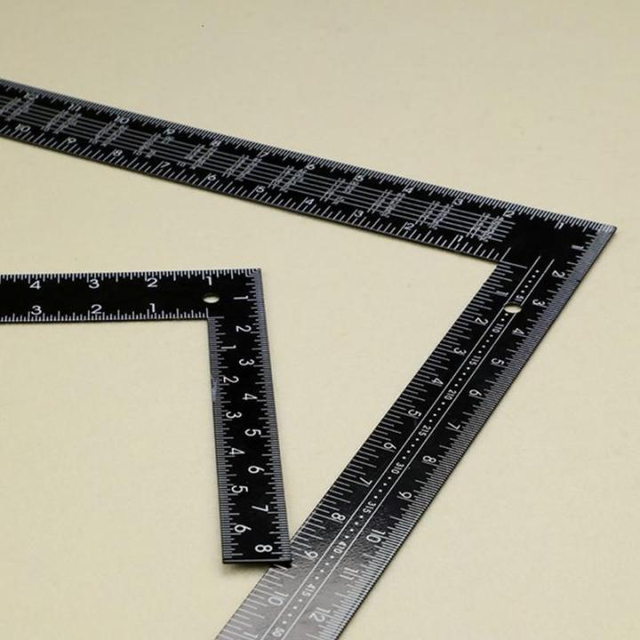 Multifunctional Black Steel Ruler Measuring Tool Set Suitable For ...