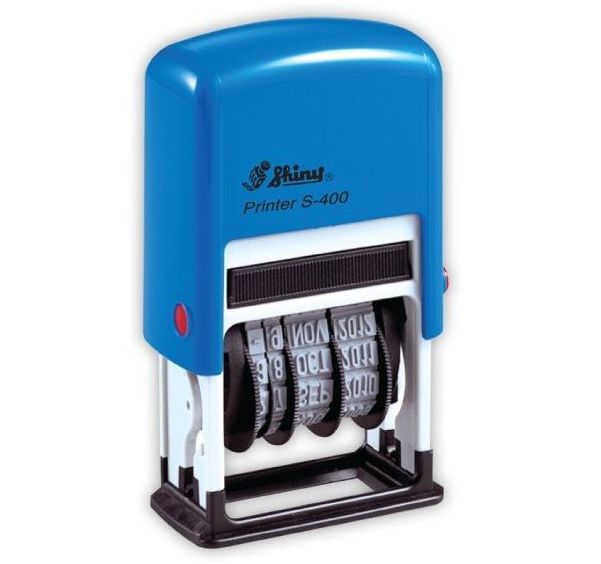 ตรายางวันที่หมึกในตัว SHINY S-400 (ภาษาอังกฤษ, ภาษาไทย) | Lazada.co.th