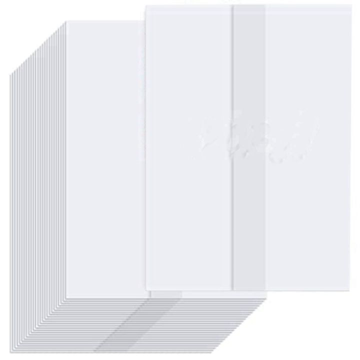 120 Piece Vellum Jackets Vellum Paper Pre-Folded Wedding Invitation ...