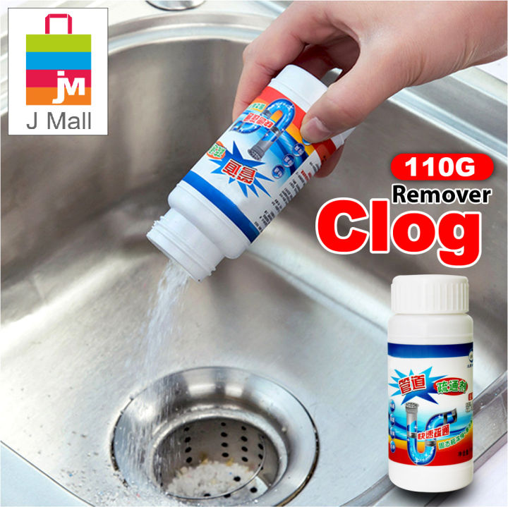 SUPER CLOG REMOVER TOILET KITCHEN DRAIN PIPES BASIN CLEAN POWDER / RED ...