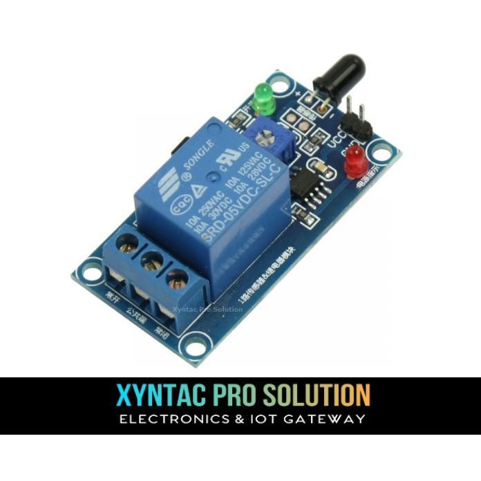 5V Flame Sensor Relay Module IR Fire Detector | Lazada