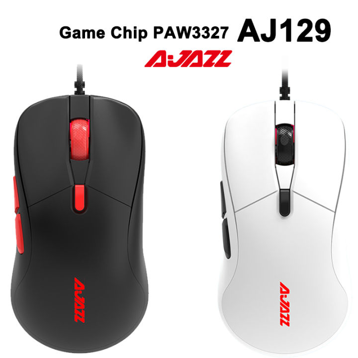 Ajazz AJ129 Wired Mouse 7 Buttons USB Lightweight 65g Mice RGB Light ...