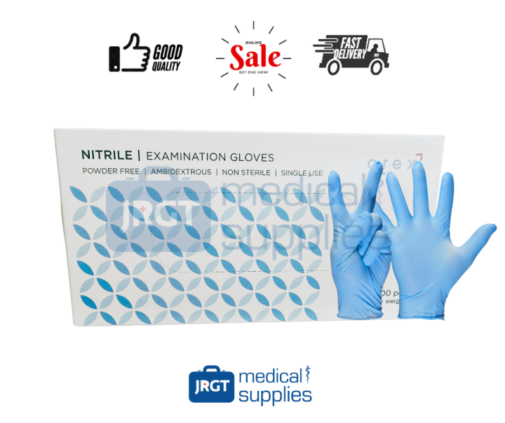 Orex Nitrile Gloves / Disposable Examination Gloves (1 Box - 100pcs ...