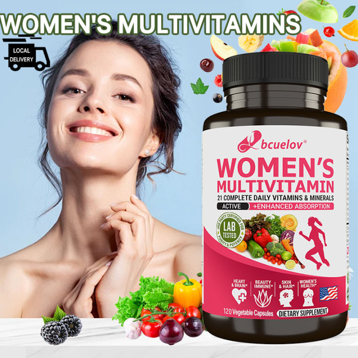 Women's Daily Multivitamin - Supports heart and brain health ...