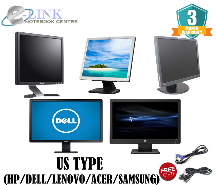 ( GRADE A ) 17'' / 19" INCH LCD / LED SCREEN MONITOR ( US / JP ) | Lazada