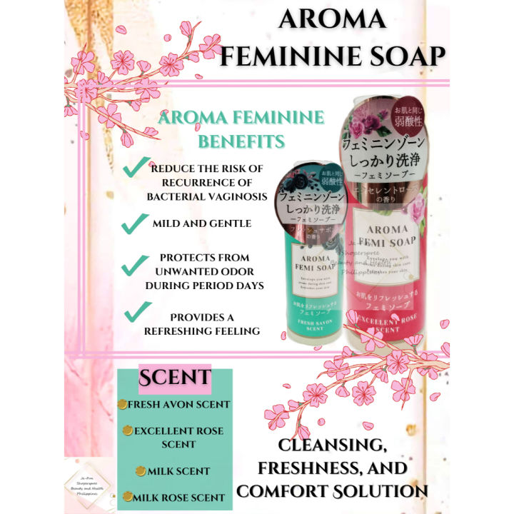 Antibacterial FEMININE WASH SOAP ( JAPAN AROMA DAISO ) | Lazada PH