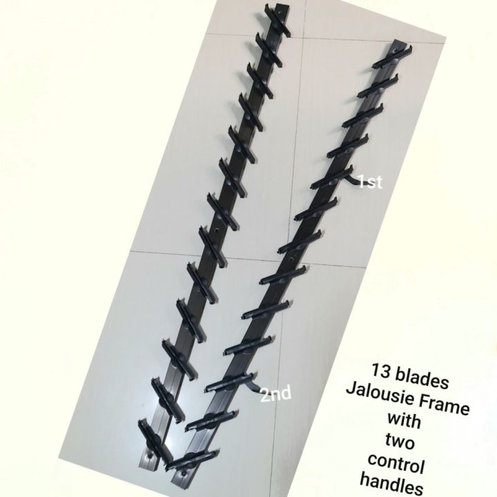 Jalousie Window Frame Strip (13-Blade) One Pair | Lazada PH