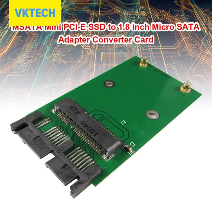 [Vktech] MSATA Mini PCI Express SSD to 1.8 inch Micro SATA Adapter ...
