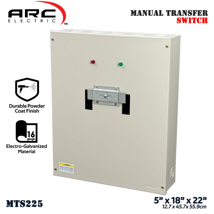 ARC Manual Transfer Switch (for 125-225Amp) Circuit Breaker Enclosure ...