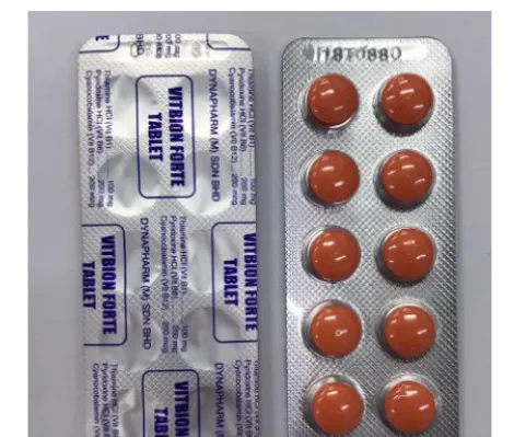 [VITAMIN B1,B6,B12] VITBION FORTE Tablet (10's/strip) | Lazada
