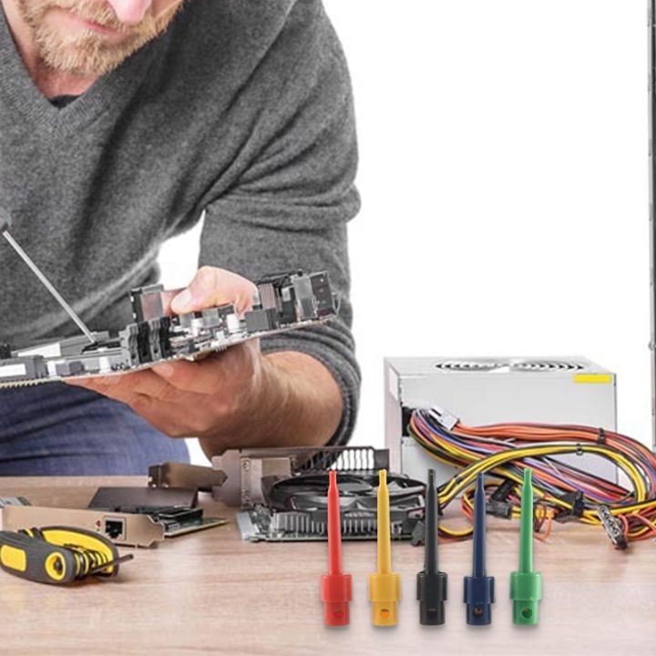 30Pcs Measuring Clamps, Test Tips, Multimeter Wire Lead Test Clip ...