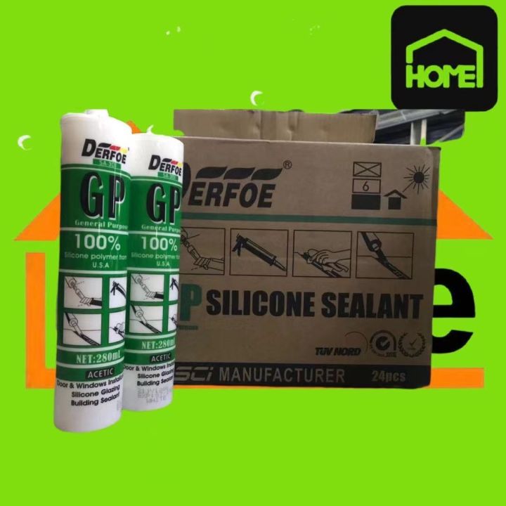 DERFOE SILICONE SEALANT 280ML glass sealant | Lazada PH