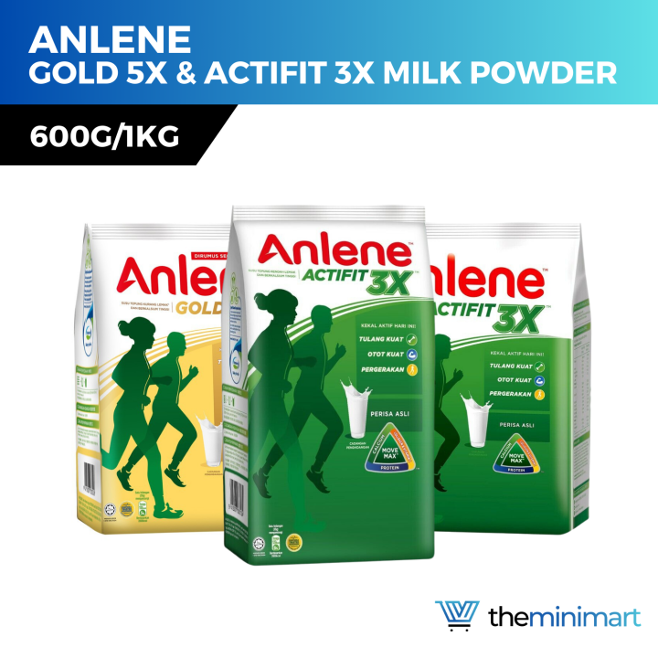 Anlene Gold 5X Actifit 3X Total 10 Milk Powder / UHT Drink - 400g / 600g / 800g / 950g | Lazada ...