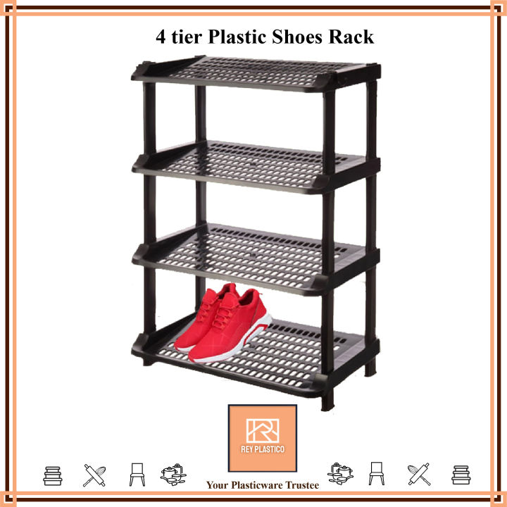 High Quality Plastic Shoe Rack/ Rak Kasut Murah/ Plastic Shoes Rack ...
