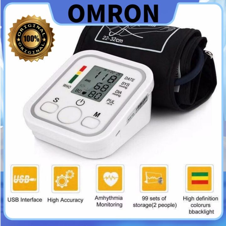 Omron blood pressure monitor set automatic Original electronic blood ...