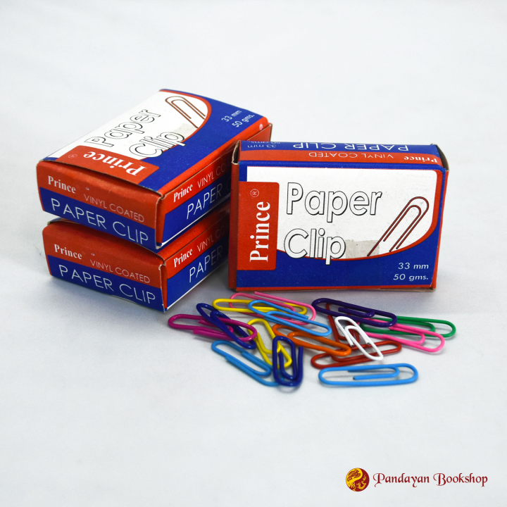 PRINCE Vinyl Coated Paper Clip (Small - 33 mm.) | Lazada PH