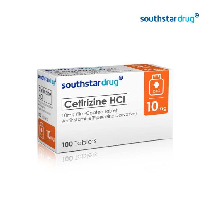 Southstar Drug Cetirizine 10 mg Tablet 30s | Lazada PH