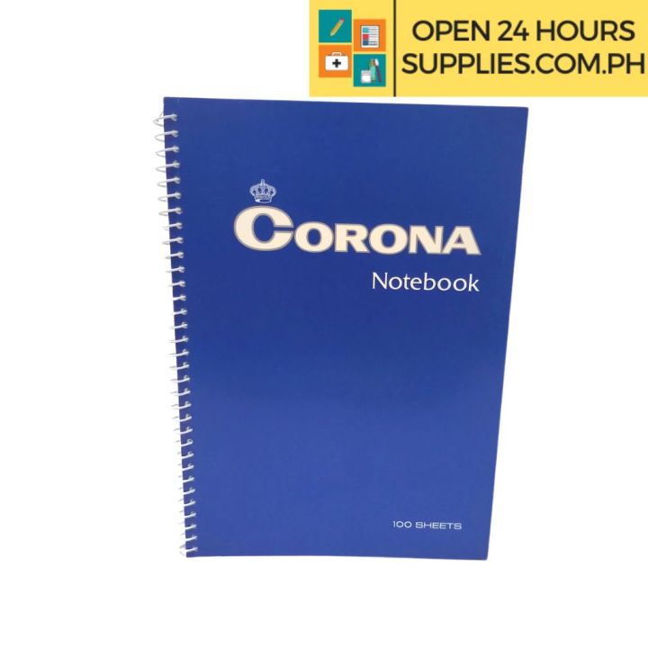 Corona Spiral Notebook – Spring 152 x 216mm - Blue - 100 Sheets note ...