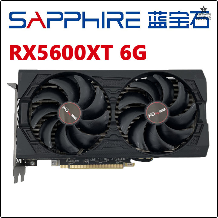 [Unon] การ์ดจอ GDDR6ไพลิน RX 5600XT 6GB สำหรับ AMD RX5600XT RX5600 XT ...