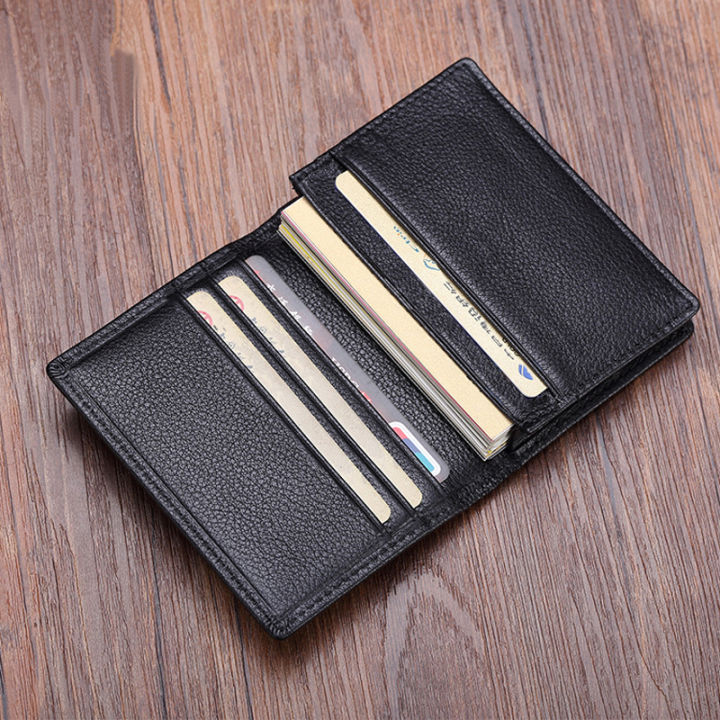 FANCODI Luxury Fashion Genuine Leather Card Wallets men Credit Card ...
