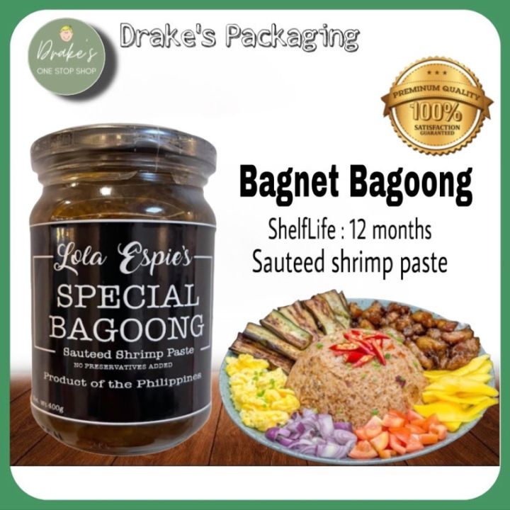 Bagnet bagoong Original / Lola Espie Shelf Life 12 months by Drakes ...