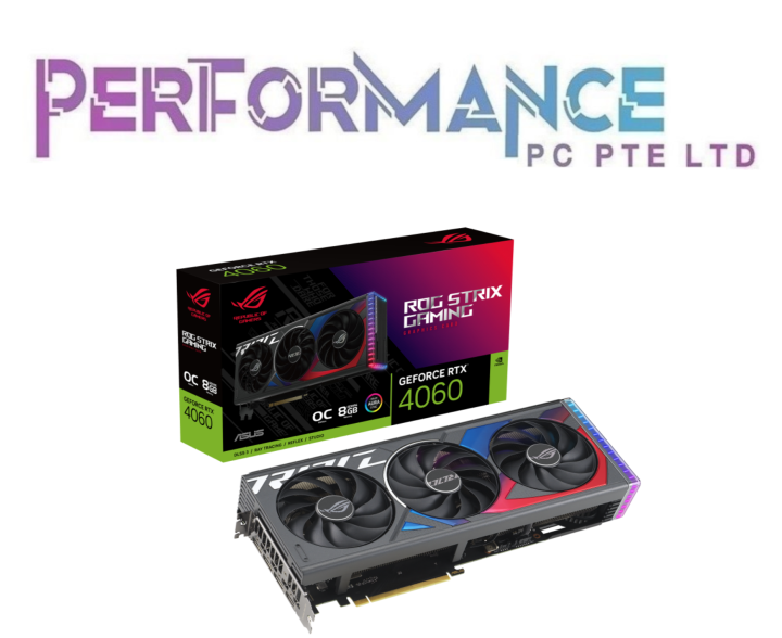 ASUS ROG Strix GeForce RTX 4060 RTX4060 OC Edition 8GB GDDR6 GRAPHIC ...