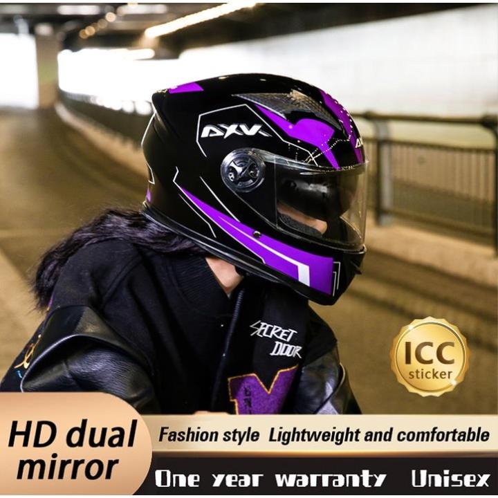 【COD】 Motorcycle Alliance Icc sticker Helmet Full Face，road racing ...
