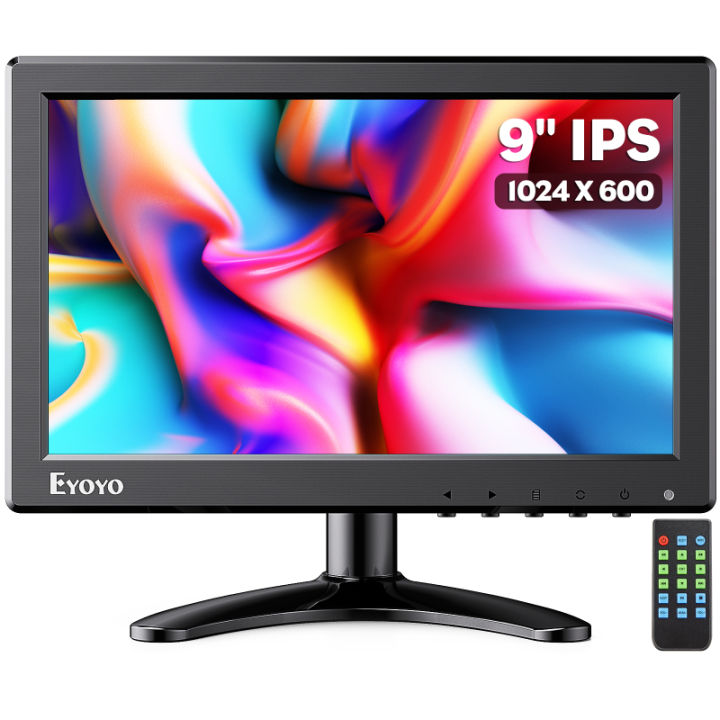 Eyoyo 9 Inch/8 inch Small Monitor, 1024x600 16:9 IPS HDMI Monitor ...