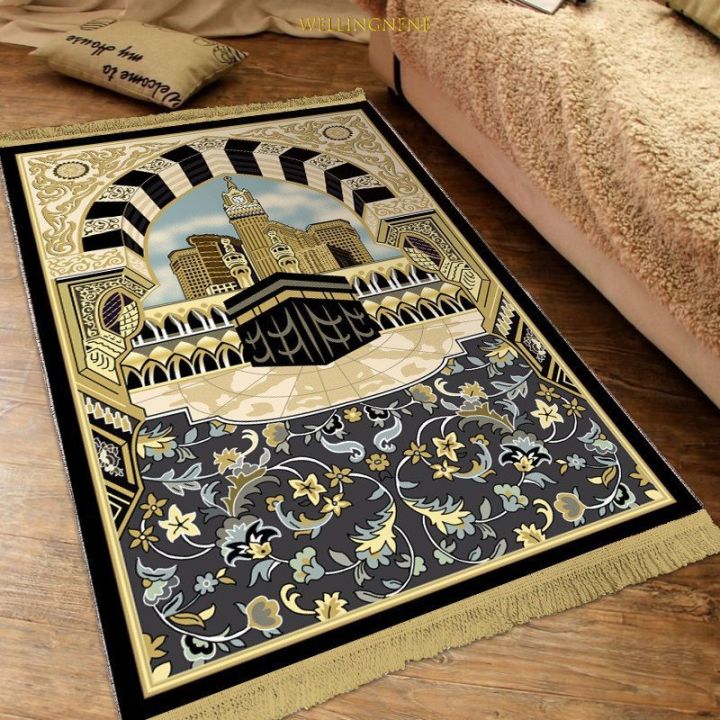 Muslim Prayer Home Rugs Floor Mats Long Strip Balcony Carpet for Living ...