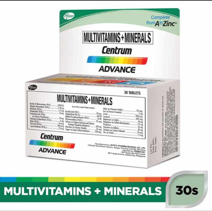 Centrum Multivitamins + Minerals Tablets | Lazada PH