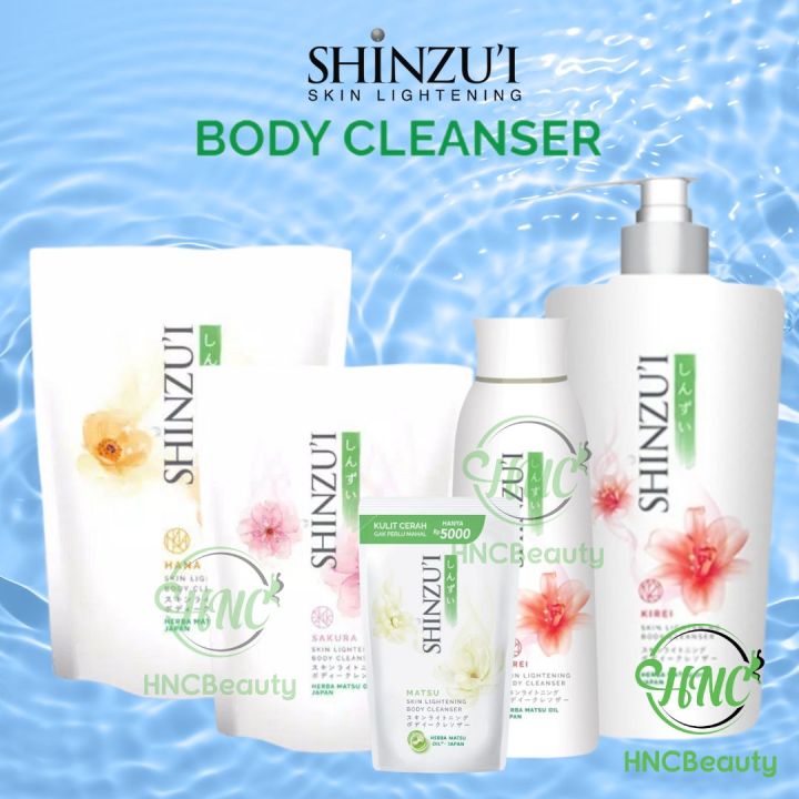 SHINZUI Skin Lightening Body Cleanser 85ml / 180ml / 220ml / 400ml ...