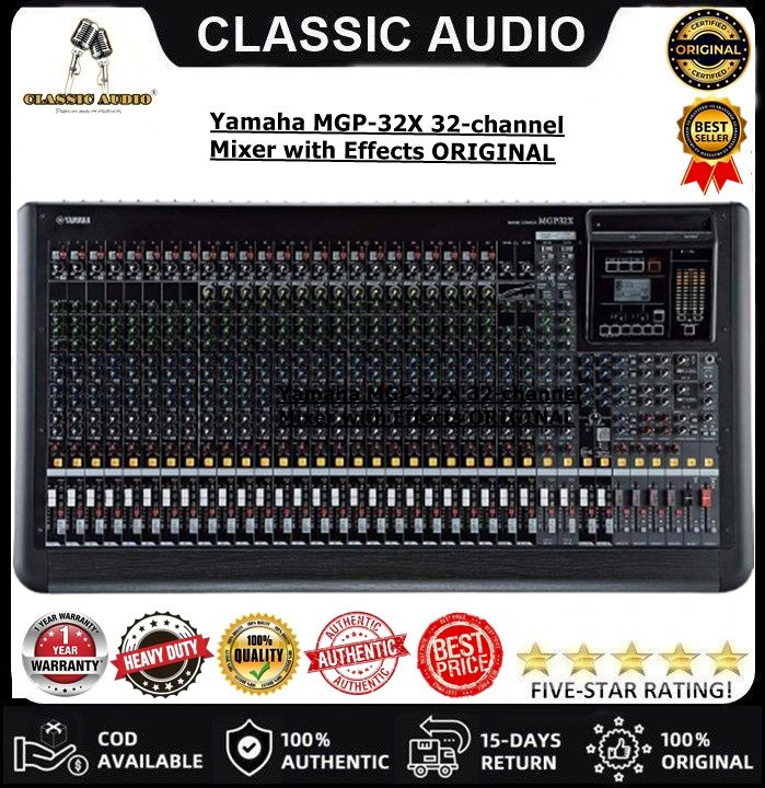 YAMAHA CLASSIC AUDIO MGP-32XU 32-channel Mixer with Effects (ORIGINAL ...