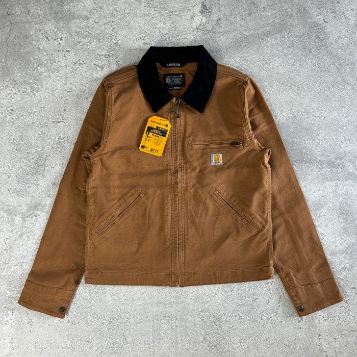 Carhartt Workwear 106234 Rugged Flex Relaxed Fit Duck Detroit Jacket Brown | Lazada Indonesia