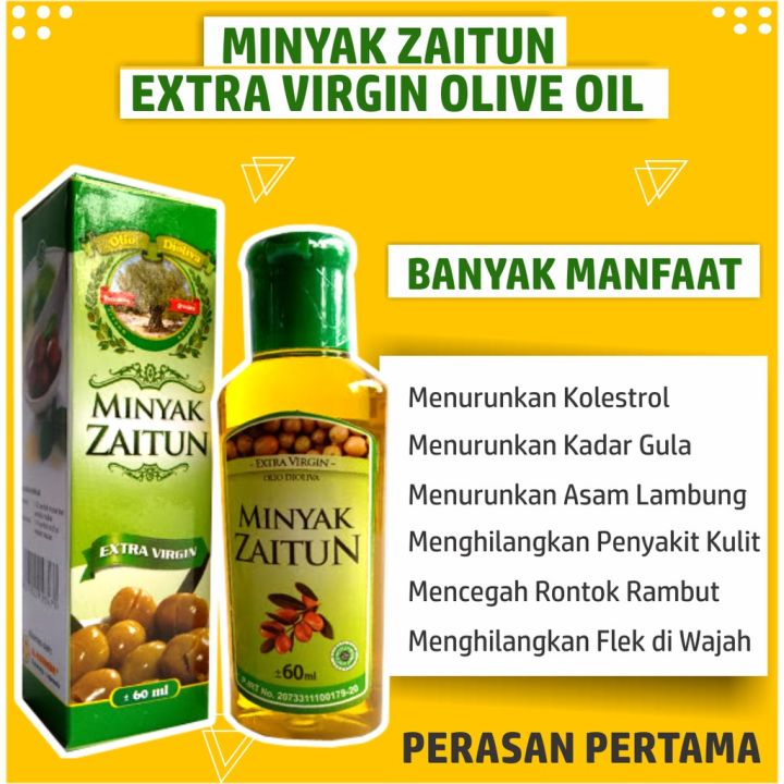 Minyak Zaitun Extra Virgin Olive Oil Al Ghuroba 60 ml | Lazada Indonesia