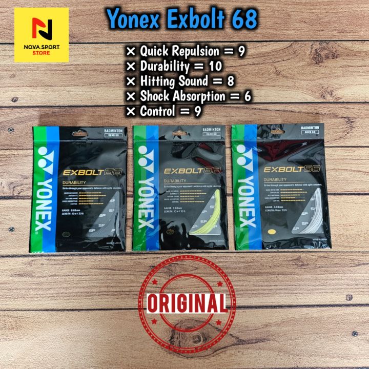 Senar Badminton Yonex Exbolt 68 | Lazada Indonesia